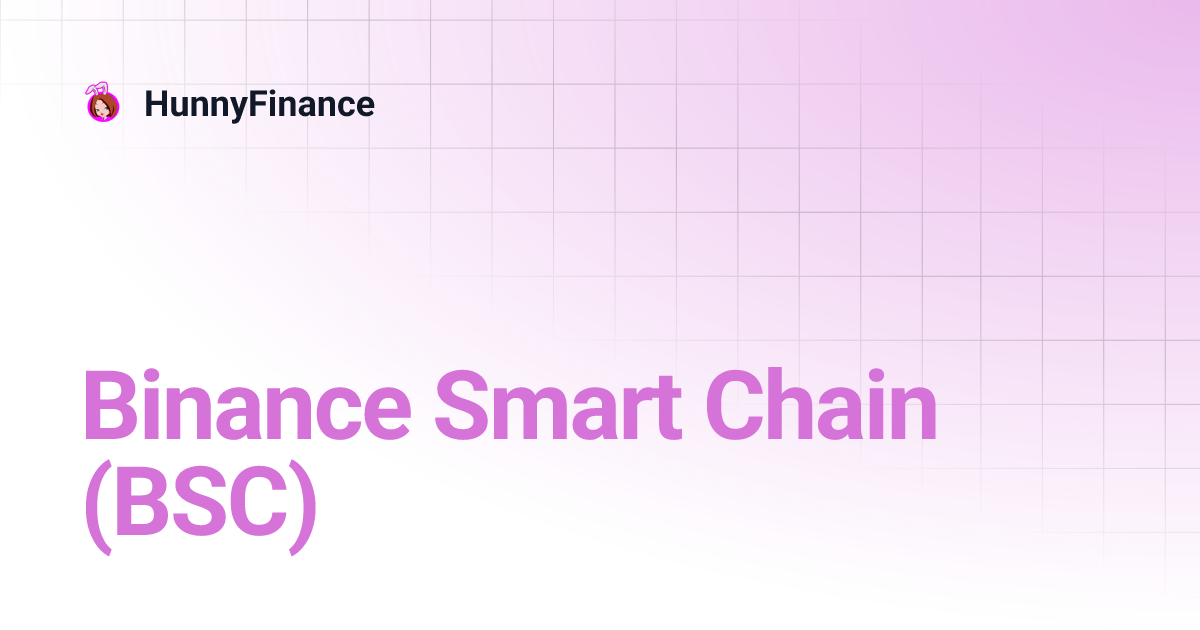 Binance Smart Chain (BSC) | HunnyFinance